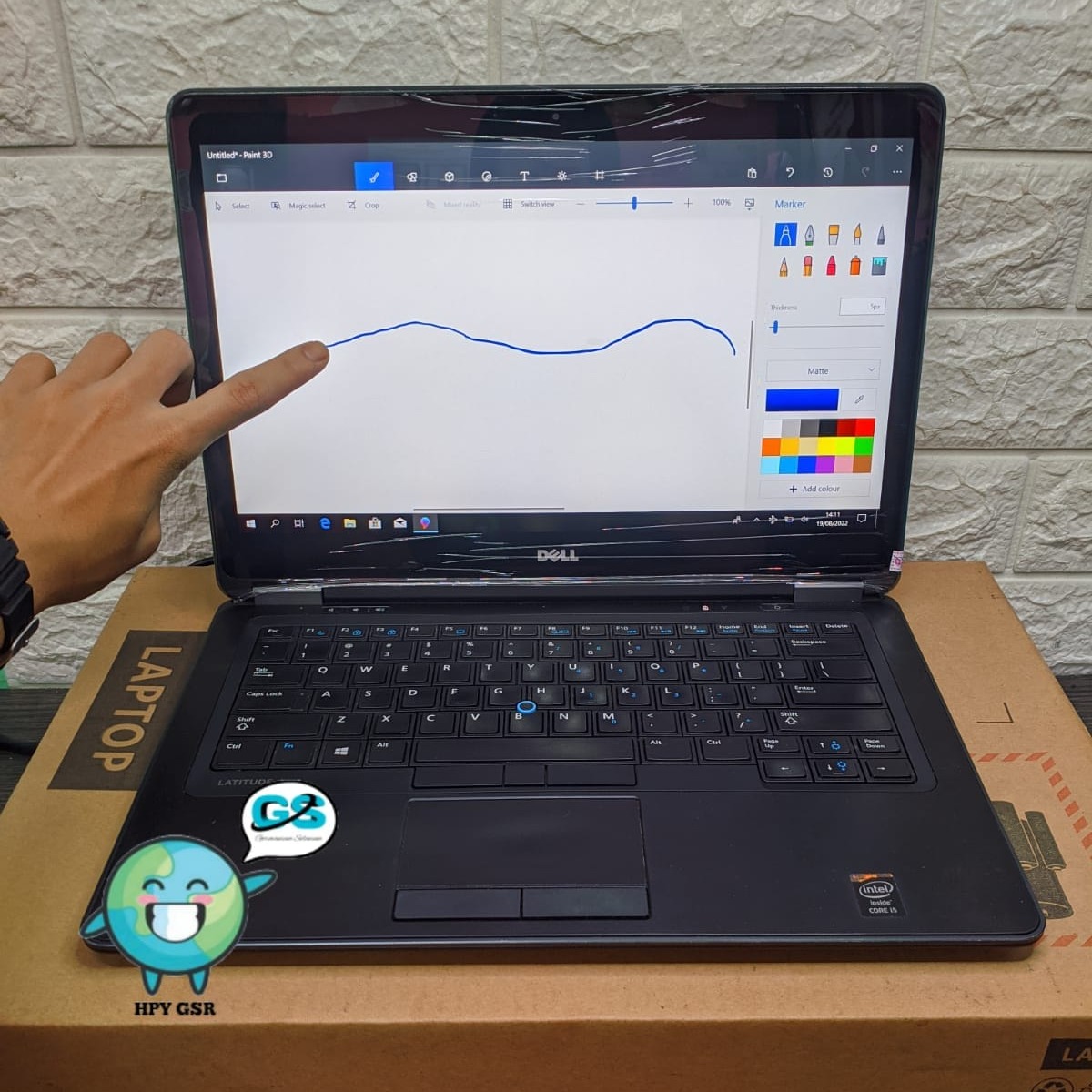 Jual LAPTOP DELL LATITUDE D18 TOUCHSCREEN Core i5 G4 RAM 16GB SSD 256GB ...