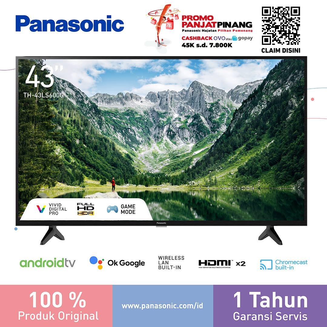 Promo Panasonic TH-43LS600G LED FHD TV [43 Inch] Diskon 15% di Seller Panasonic Official Store ...