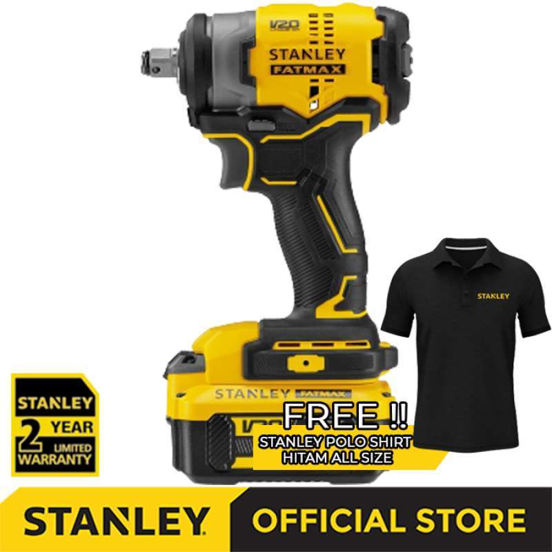 Promo Stanley Brushless Impact Wrench / Kunci Impact Baterai 20v Sq1/2 ...
