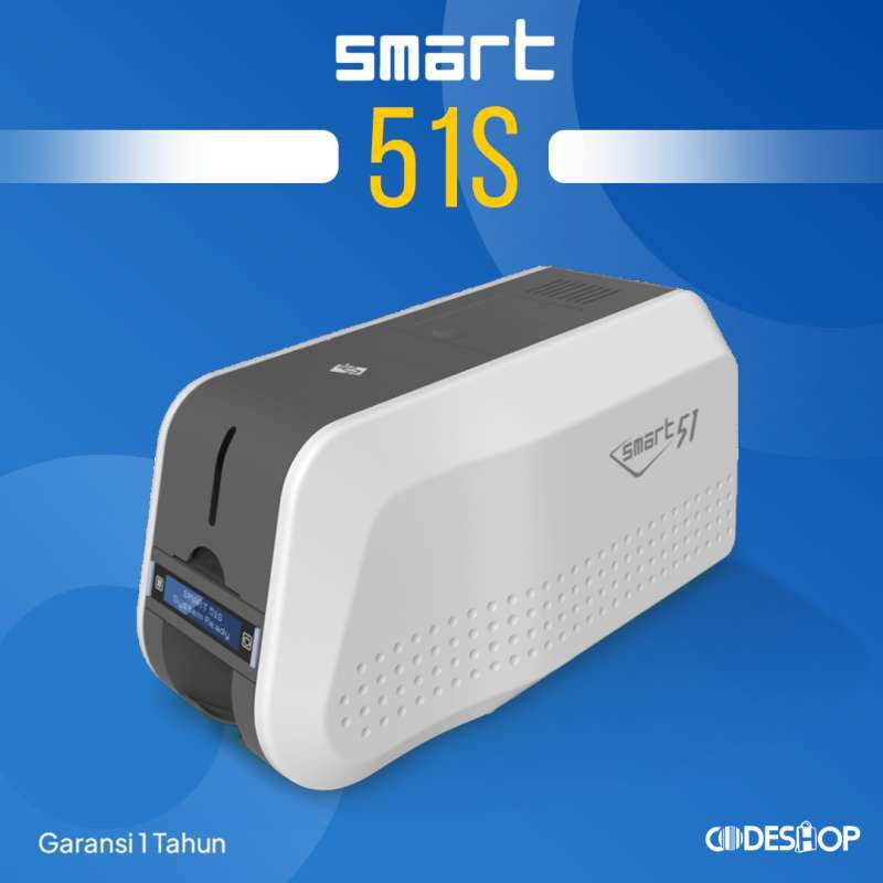 Jual Mesin Cetak Kartu Id Card Printer Smart 51s Single Side 300 Dpi Di ...