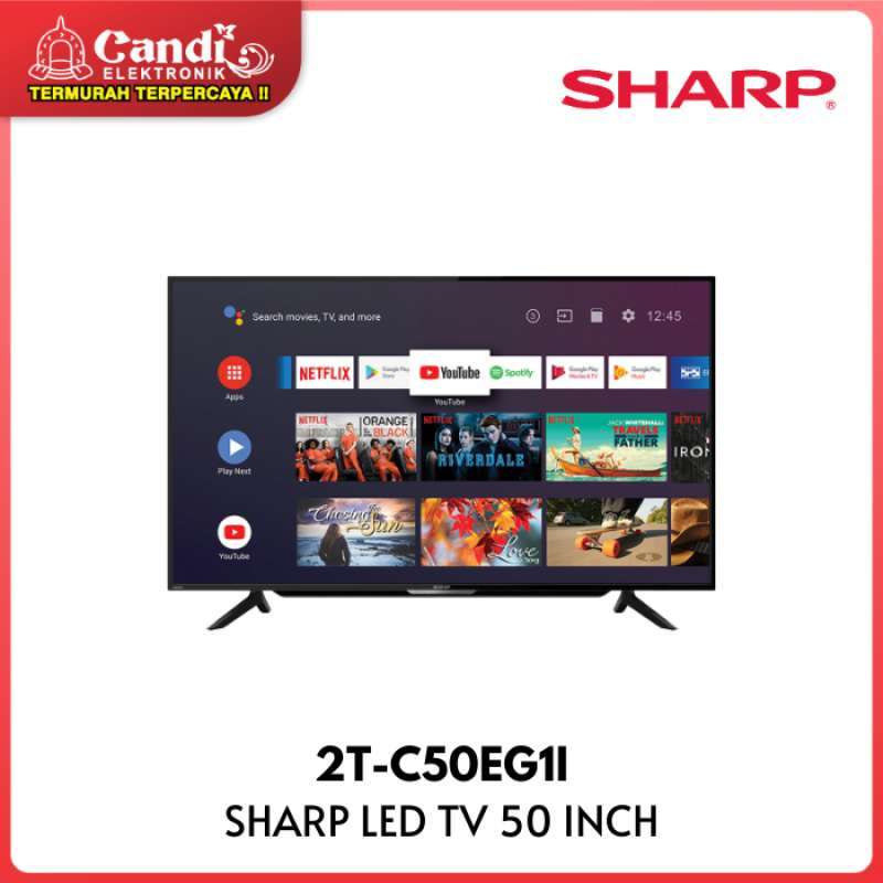Promo SHARP FHD ANDROID TV 50 INCH 2T-C50EG1I Diskon 12% di Seller ...