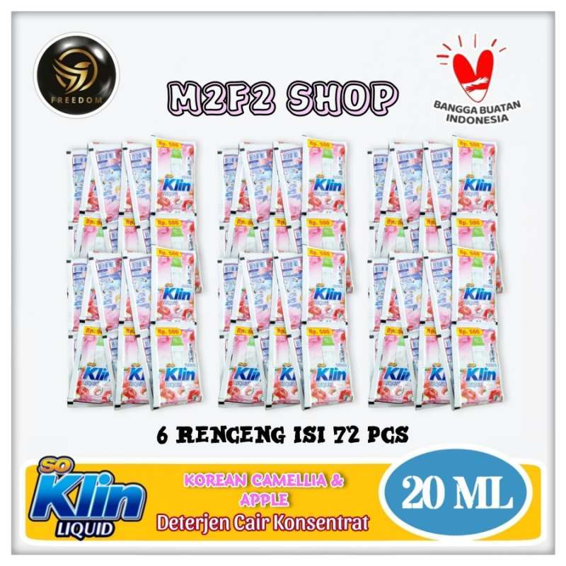 Jual So Klin Liquid Power Clean Action Korean Camellia & Apple | Apel ...