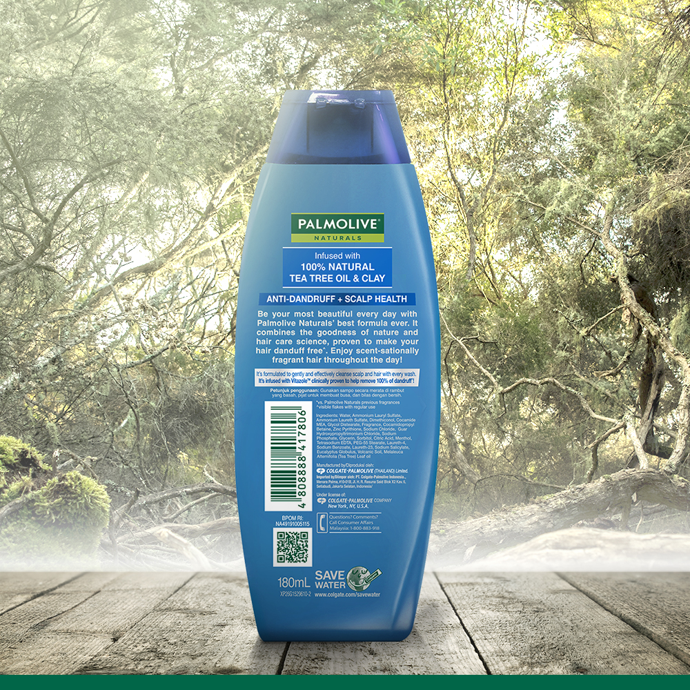 Promo Palmolive Naturals Anti Dandruff Tea Tree And Eucalyptus Shampoo ...