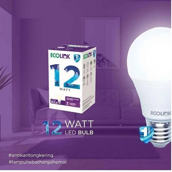 Jual Pcs Lampu Led Bohlam W Bulb Ecolink Putih Warm White Watt Di Seller Yalaris