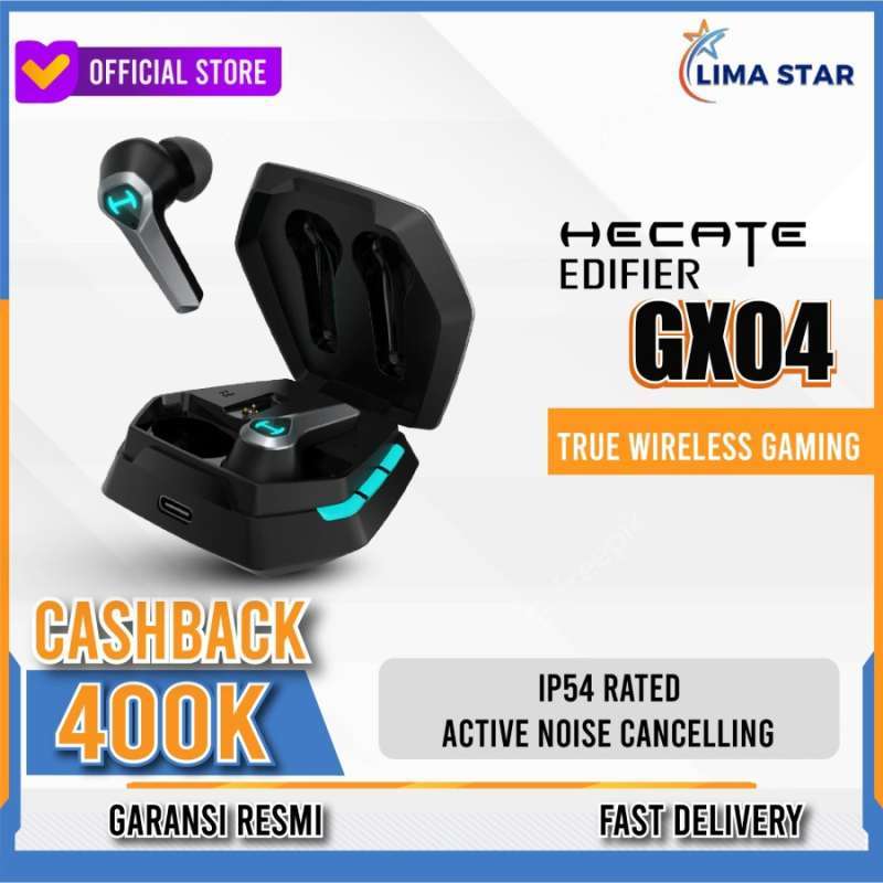 Promo Edifier HECATE GX04 ANC Wireless Earbuds Gaming For Pro Player Gamers Original Diskon 46% ...