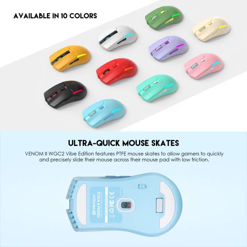 Promo Fantech Wgc2 Venom Ii Wireless Gaming Mouse Diskon 36% Di Seller ...