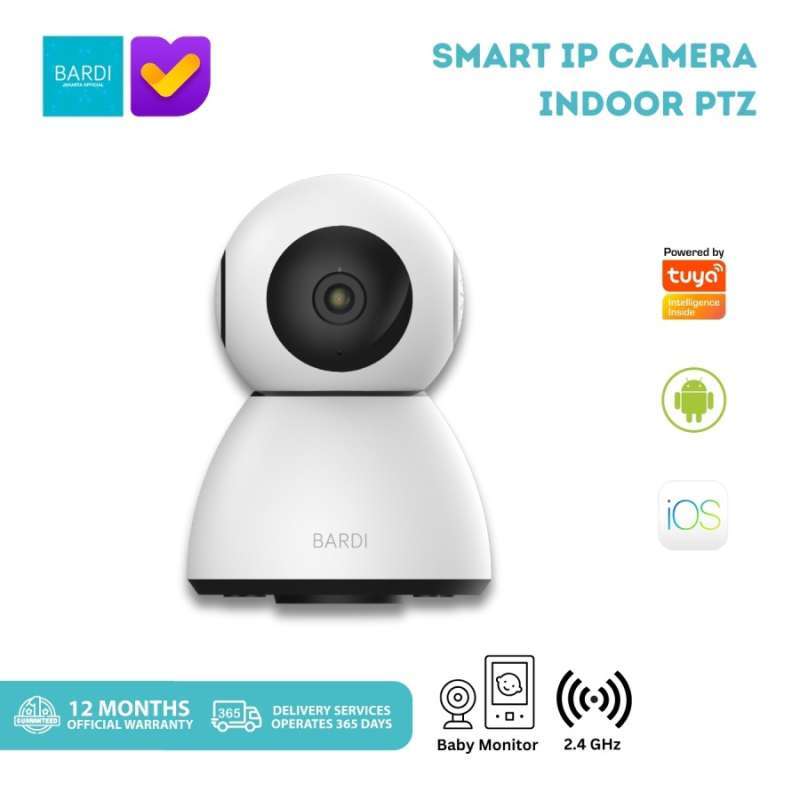 Promo Bardi Smart Ip Camera Cctv Ptz Indoor Wifi Iot Home Automation ...