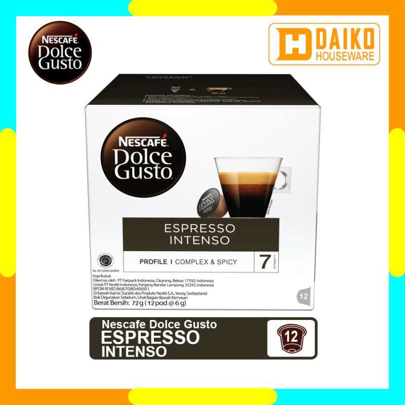 Promo Capsule Ndg Nescafe Dolce Gusto Espresso Intenso Box Isi 12 - Kopi Kapsul Original Nestle ...