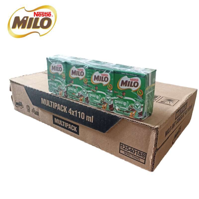 Promo MILO Activ-Go Susu UHT [110 ml/ 36 pcs/ Dus] Diskon 8% di Seller HASAN MART - Gudang ...