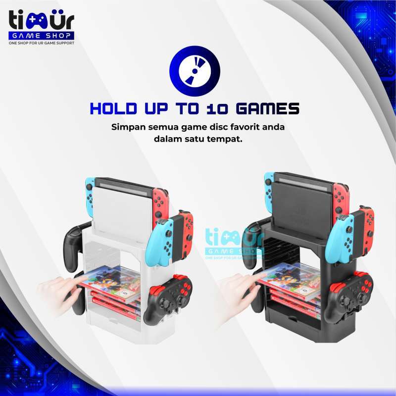 Jual Jys Multifunctional Game Storage Tower Tempat Kaset Joy-con ...