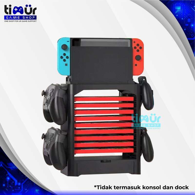 Jual Jys Multifunctional Game Storage Tower Tempat Kaset Joy-con ...
