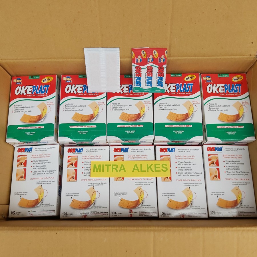 Jual Oke Plast. Okeplast. Plester Okeplast. Plester Luka. Plester Strip ...