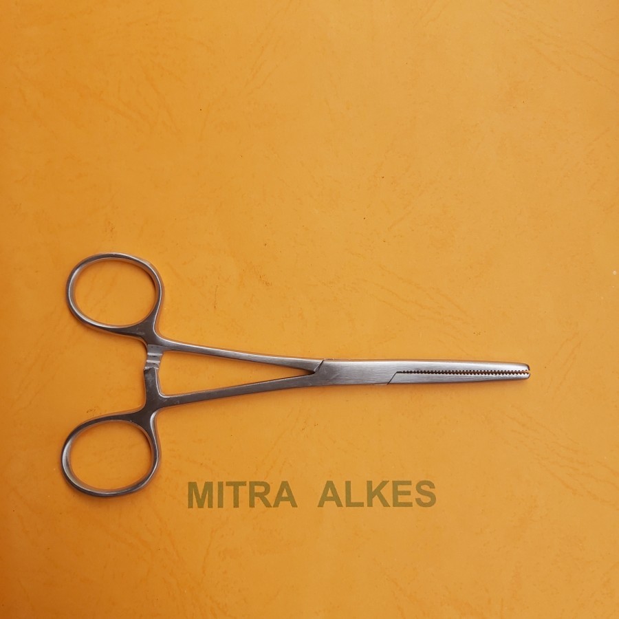 Jual Klem Arteri Lurus 14 cm. Artery Clamp / Pean Haemostatic Forceps ...