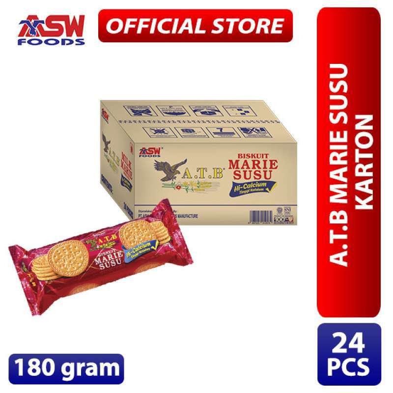 Jual A.t.b Marie Susu 185 Gram ( Karton ) Di Seller Aswfoods Official ...