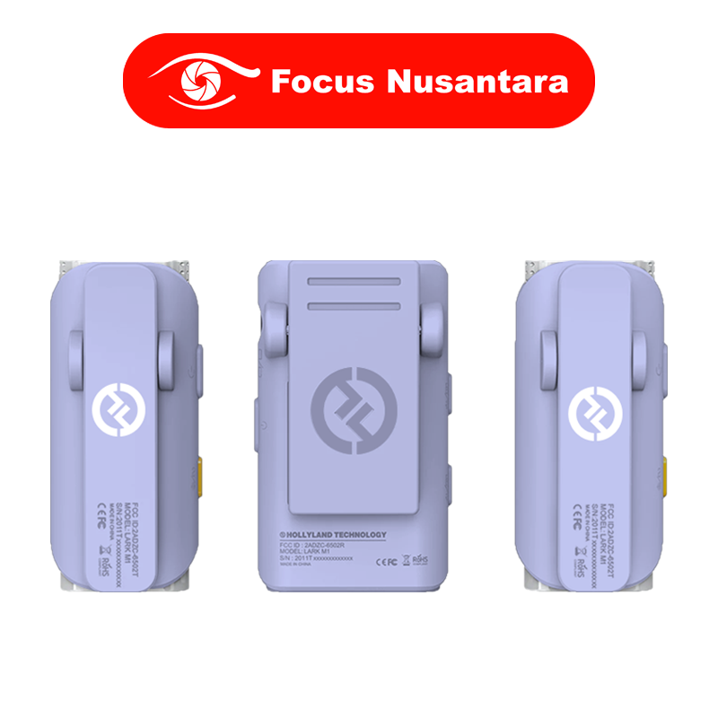 Promo Focus Nusantara - Hollyland Lark M1 Duo Wireless Microphone - Violet Diskon 22% Di Seller ...