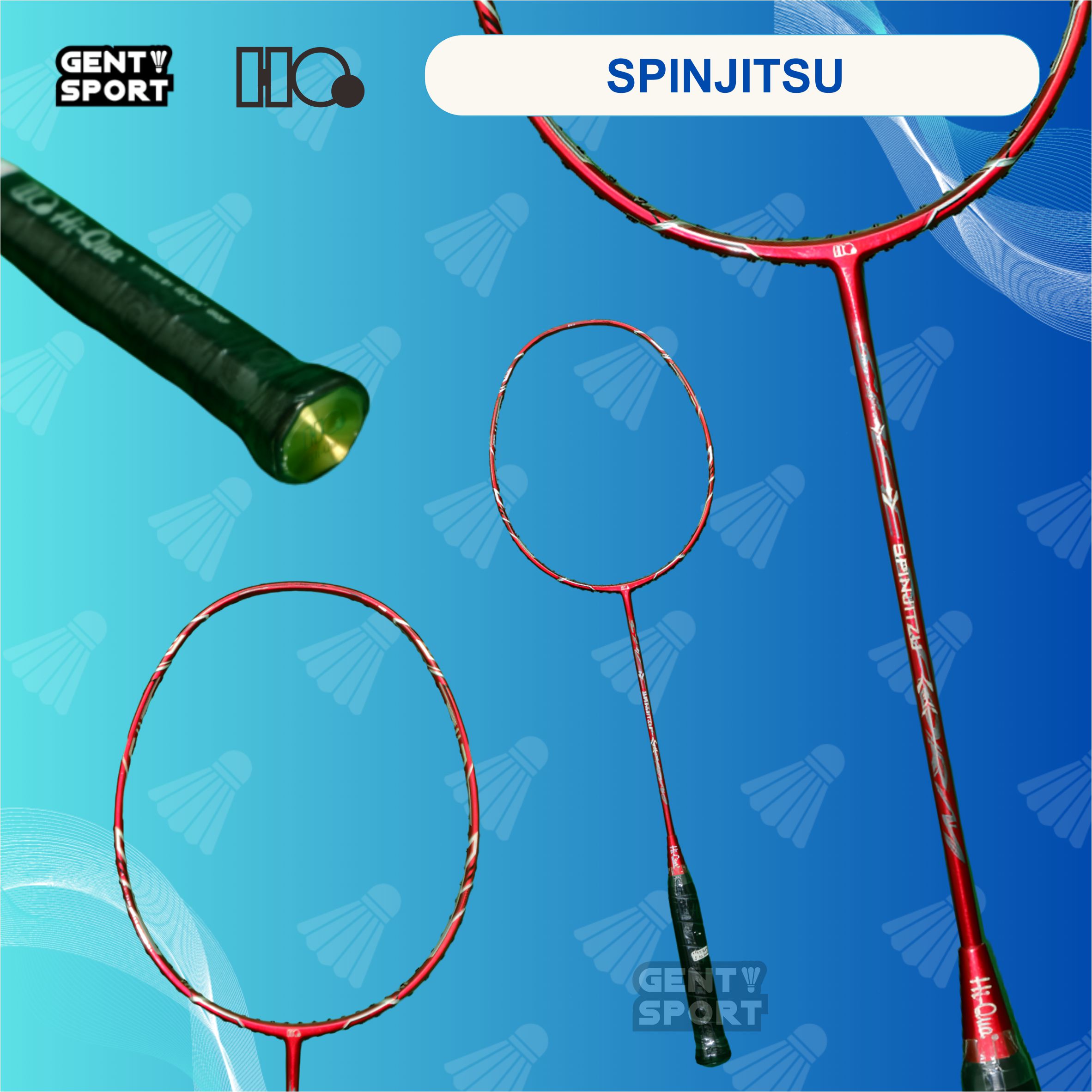 Jual Hiqua Spinjitzu Atau Airjitzu Raket Badminton / Hi Qua Raket ...