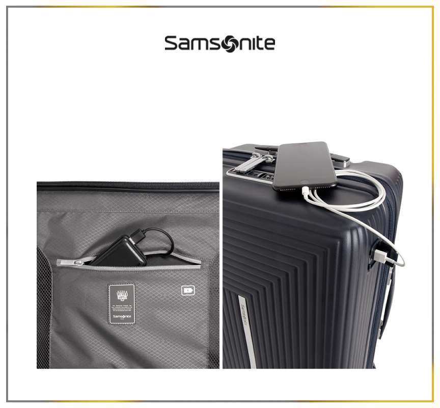 Promo Samsonite Koper Hardcase Apinex Cabin 20 Inch - Matte Dark Navy ...