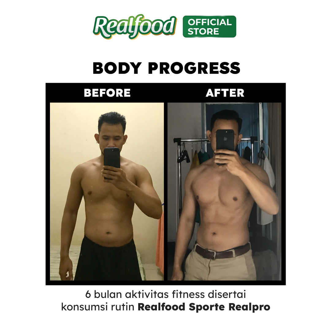 Promo Realfood Sporte Realpro Susu Whey Protein Coklat Sarang Burung Walet, 12 pcs Diskon 17% di ...