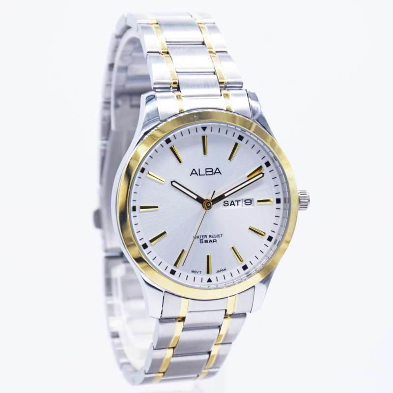 Promo Alba Aj6150x1 - Jam Tangan Analog Alba Prestige Pria Gold Tone ...