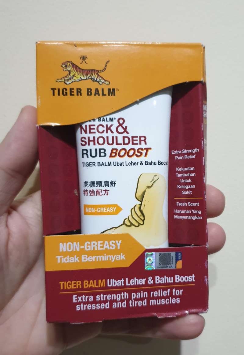 Jual Tiger Balm Neck And Shoulder Rub Boost 50g Di Seller Kekestore ...