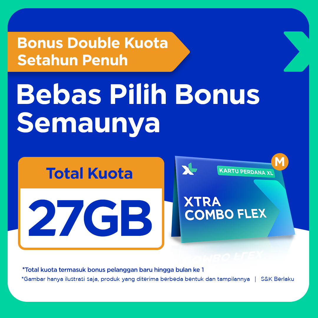 Jual Isi Kuota Xtra Combo Flex Spesifikasi Original, Murah & Diskon ...