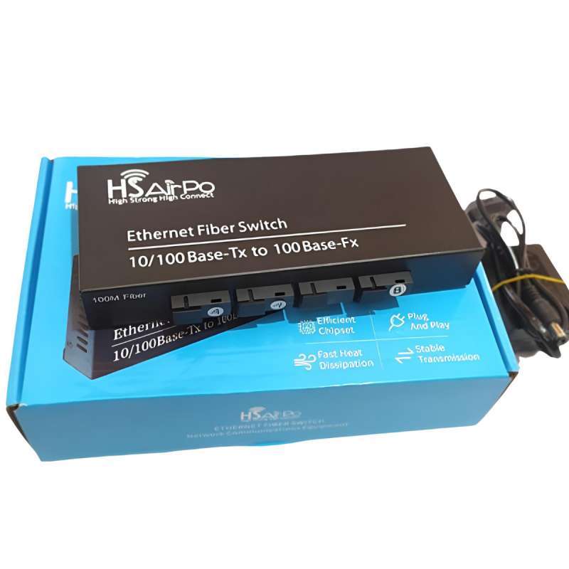 Jual Htb Cm4f2e Poe Media Converter Fiber Optic 4fo/2lan Ethernet Htb 4 ...