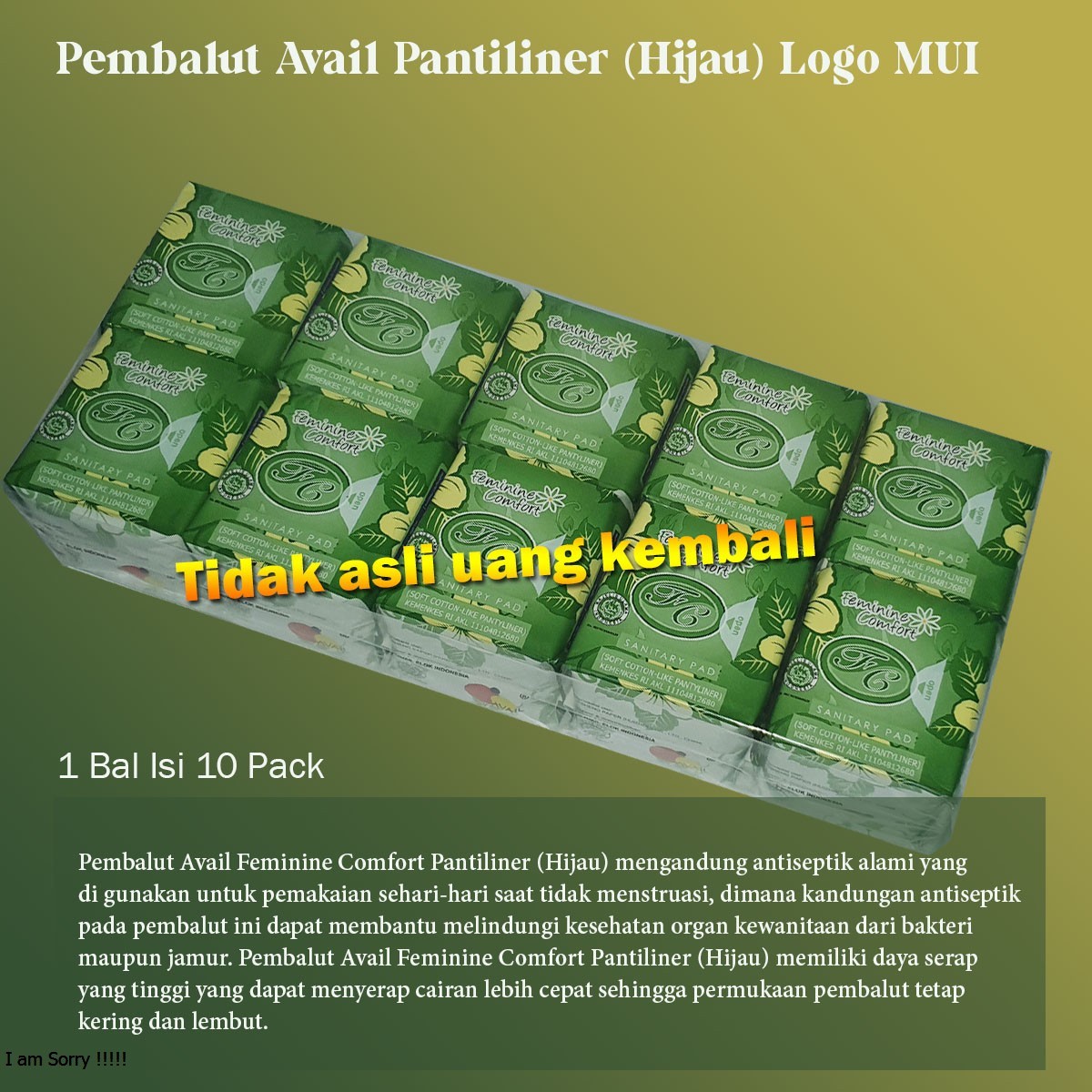 Promo Avail Warna Hijau Hijau Diskon 26% Di Seller Alamiah Herbal ...