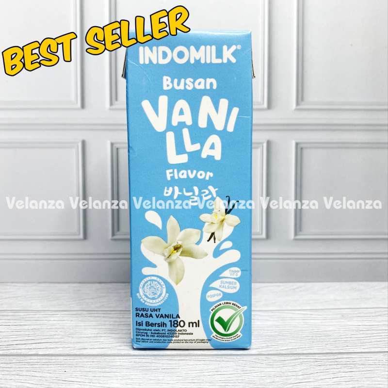 Jual Susu UHT Indomilk 180ml Rasa Vanila/Cokelat/Stroberi/Pisang 1 Dus ...