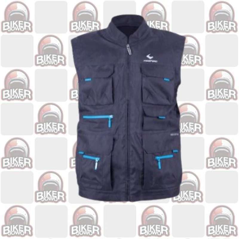 Jual Respiro Torrent Vest Rompi Motor Cargo Photographer - M Black Blue ...