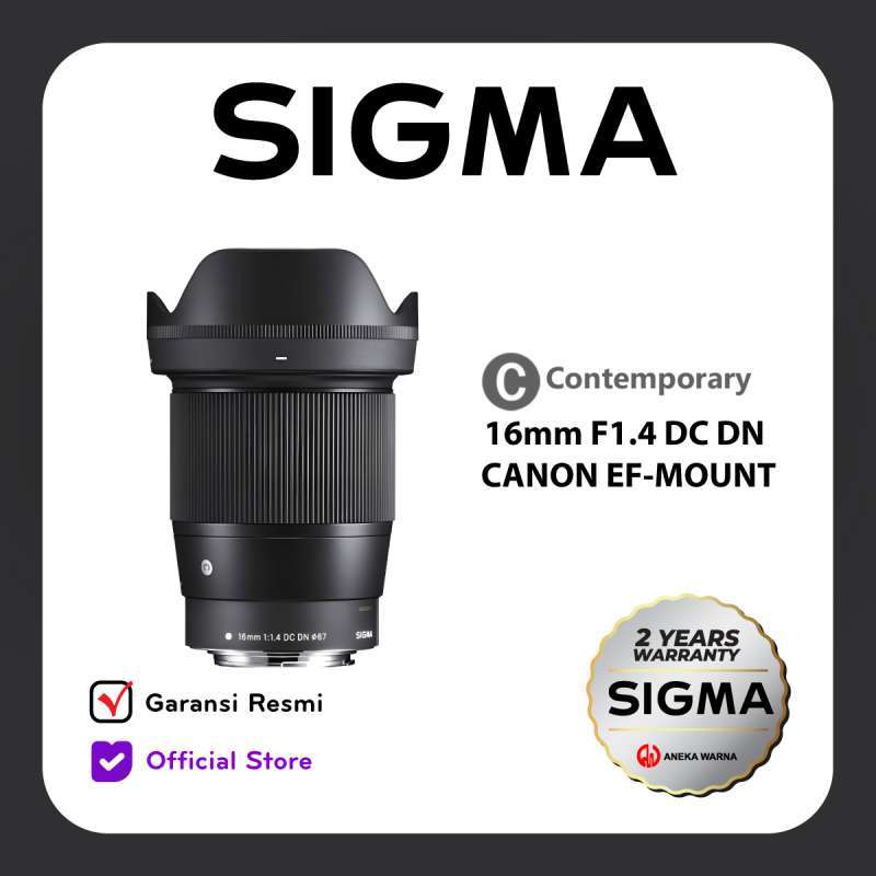 Jual Sigma 16mm F1.4 Dc Dn [c] For Canon Di Seller Sigma Official Store ...