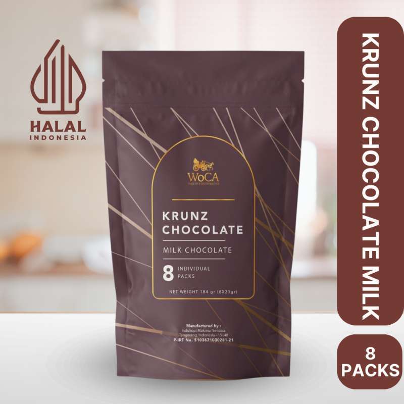 Promo Woca Krunz Chocolate Milk 8 Individual Packs Diskon 17% Di Seller ...