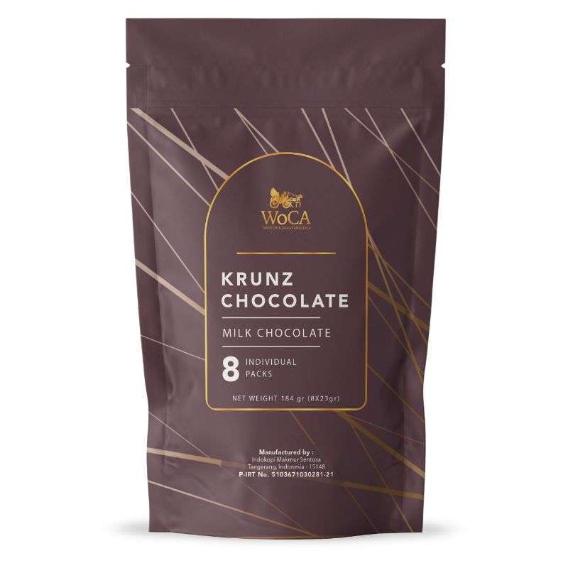 Promo Woca Krunz Chocolate Milk 8 Individual Packs Diskon 17% Di Seller ...