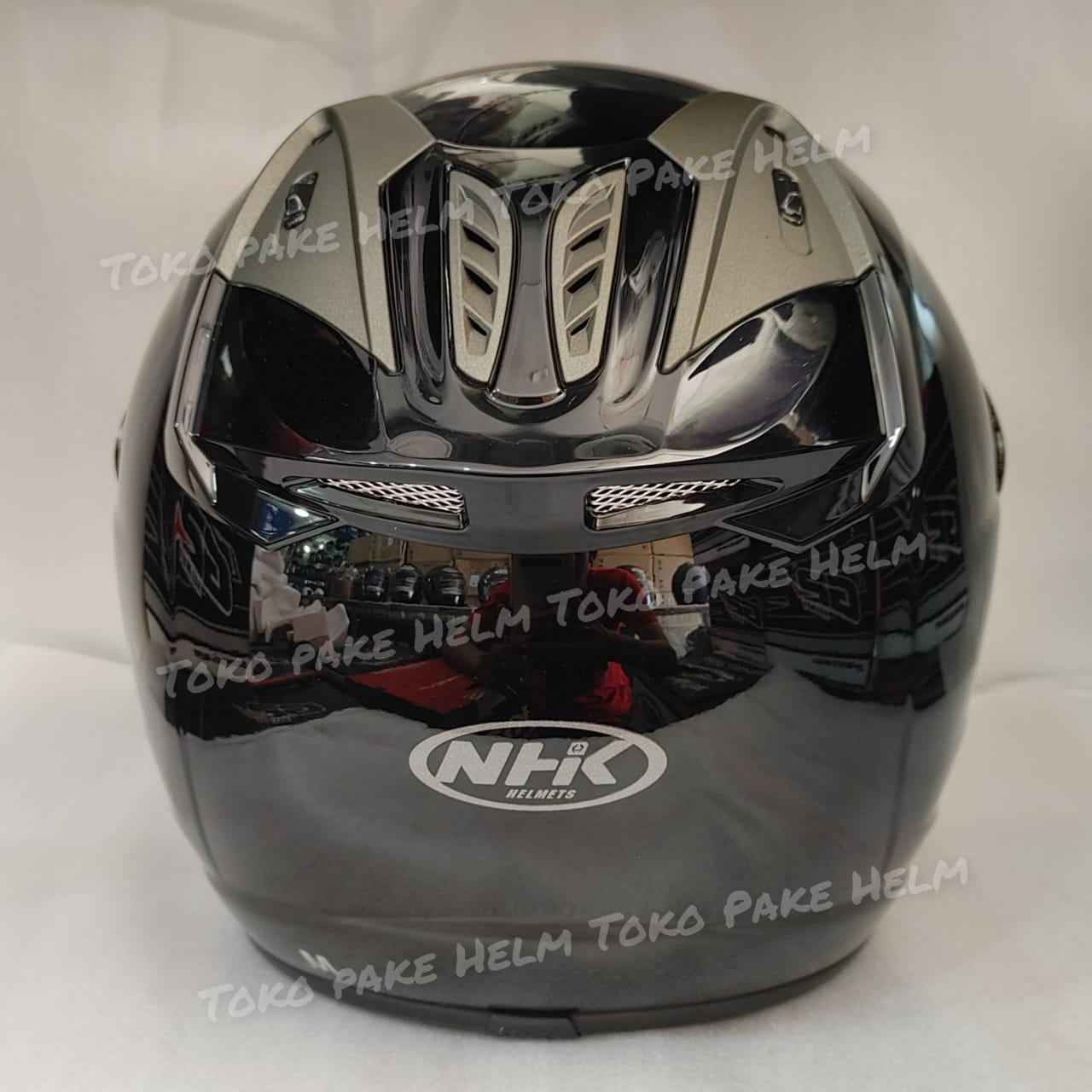 Jual Helm Nhk R6 Hitam Kilat Helm Nhk Half Face R 6 - Black Gloss M Di ...