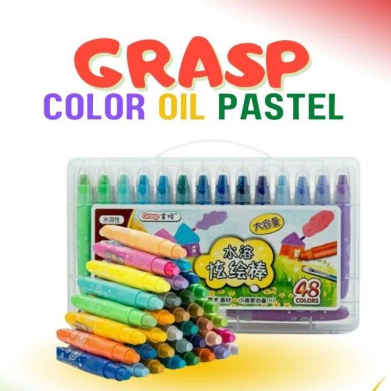 Promo Crayon Grasp 48 Warna Water Soulable Stik Besar Diskon 21% Di ...