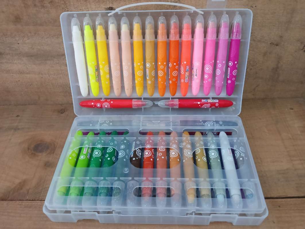 Promo Crayon Grasp 48 Warna Water Soulable Stik Besar Diskon 21% Di ...