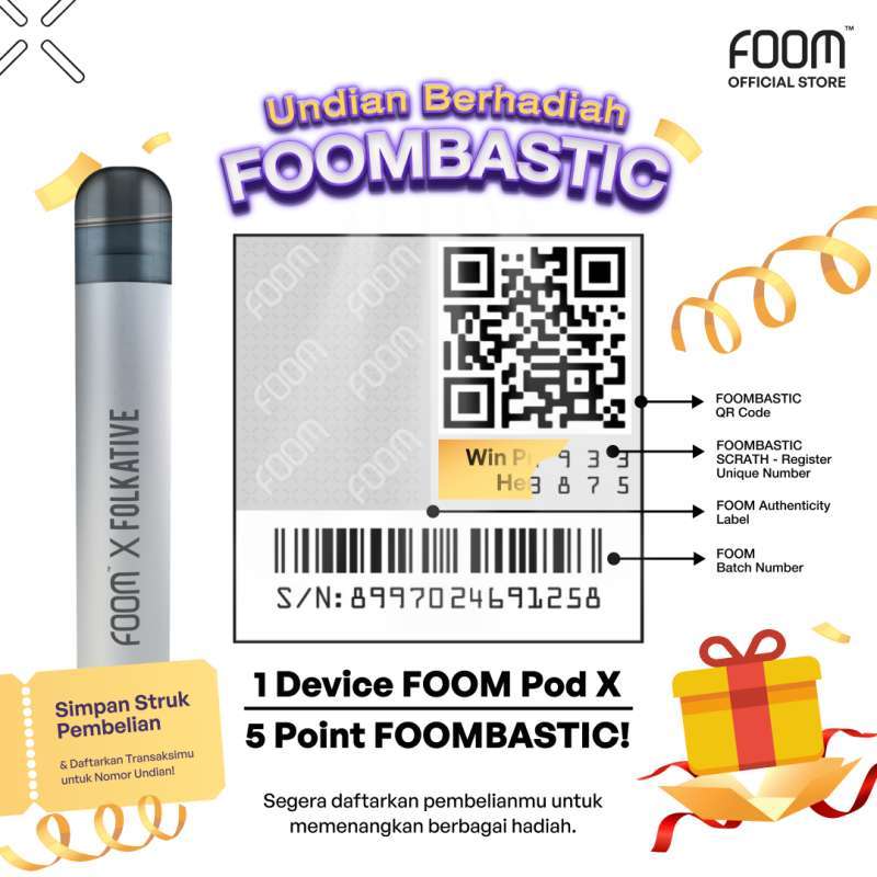 Jual Foom Pod X Folkative Di Seller Foom Lab Global Store - Pulo, Kota ... Jual Foom Pod X Folkative Di Seller Foom Lab Global Store - Pulo, Kota ...