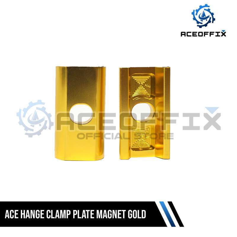 Promo ACE HINGE CLAMP PLATE MAGNET BLACK For BROMPTON - Gold Diskon 33% ...