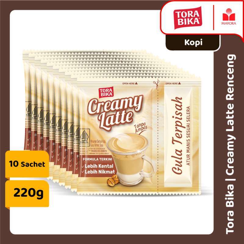 Jual Torabika Creamy Latte Renceng 10 Sachet Di Seller Mayora Flagship ...