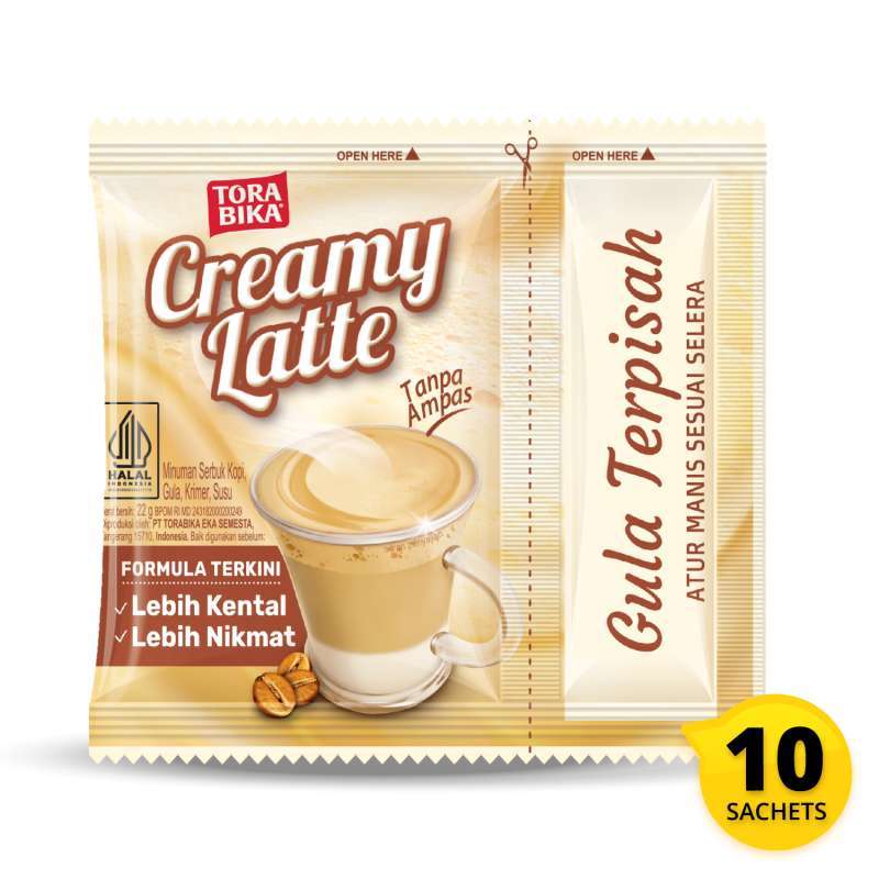 Jual Torabika Creamy Latte Renceng 10 Sachet Di Seller Mayora Flagship ...