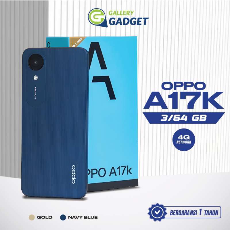 Jual OPPO A17K 3/64 RAM 3 ROM 64 GB 3GB 64GB Android - Blue di Seller ...