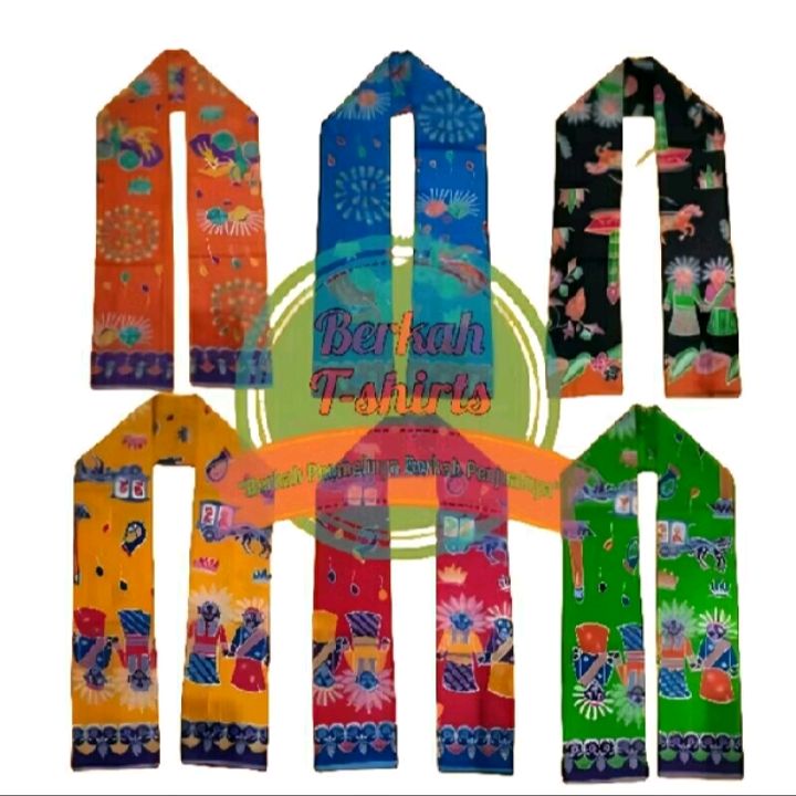 Jual Cukin Batik Ondel Ondel | Cukin Betawi | Selendang | Cukin | Syal ...