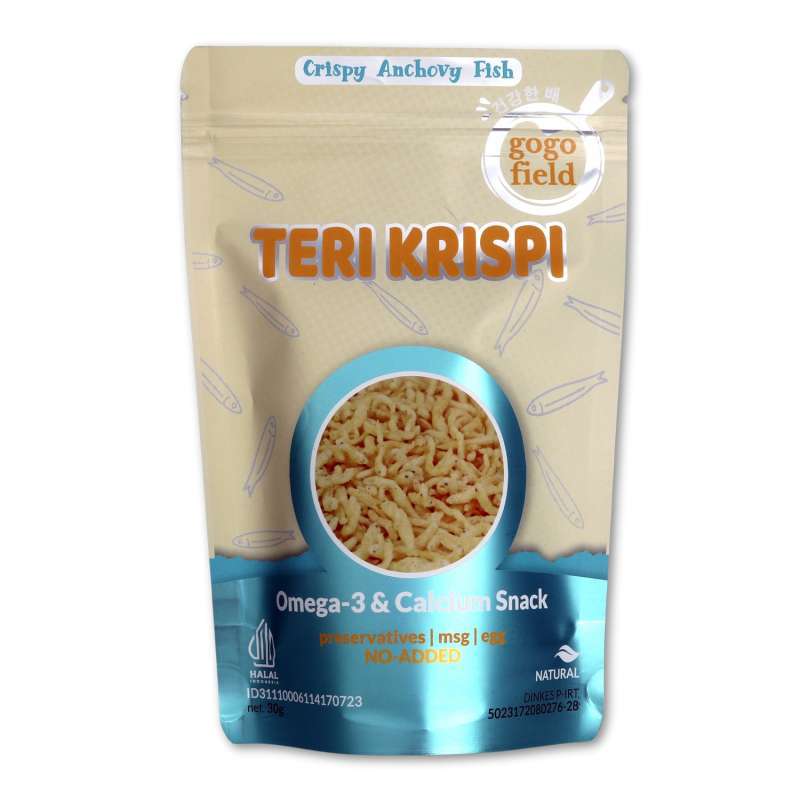 Promo Gogofield Teri Crispy Non Msg / Cemilan Bayi Teri - Krispi Cheese ...