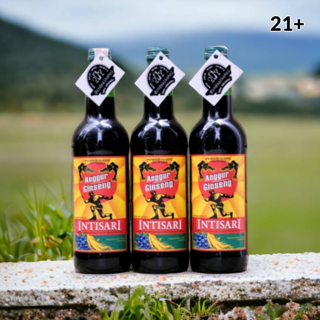 Promo Paket 3 Anggur Ginseng Intisari 620ml - Orang Tua - INDOALKOHOL ...