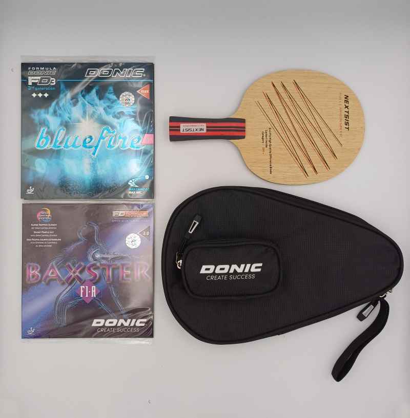 Jual Bat Tenis Meja Carbon Nextsist Plus Karet Serang + Bintik Serang Set Di Seller Donic ...