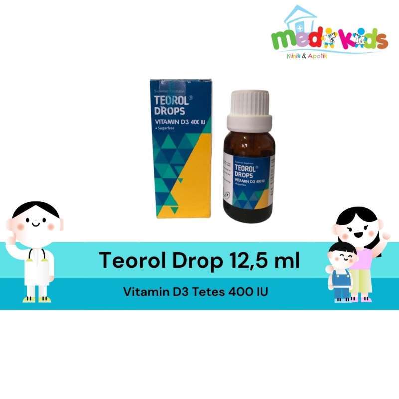 Promo Teorol Drops 12,5 ml - Vitamin D3 400 IU Diskon 15% di Seller ...