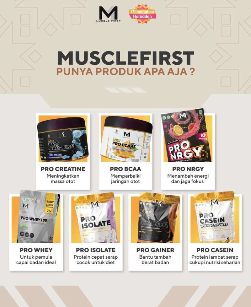 Jual Muscle First Pro Gold Creatine Peach 360gr - Menambah Massa Otot ...