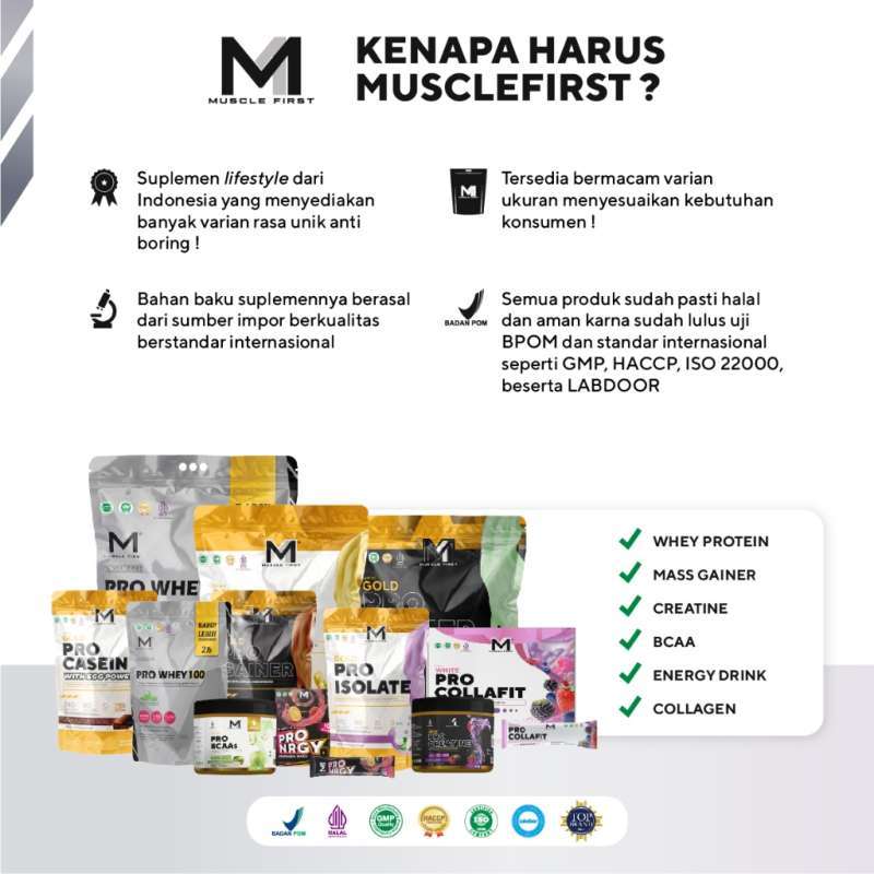 Promo Muscle First Pro Gold Creatine Tropical Fruit 360gr - Menambah ...