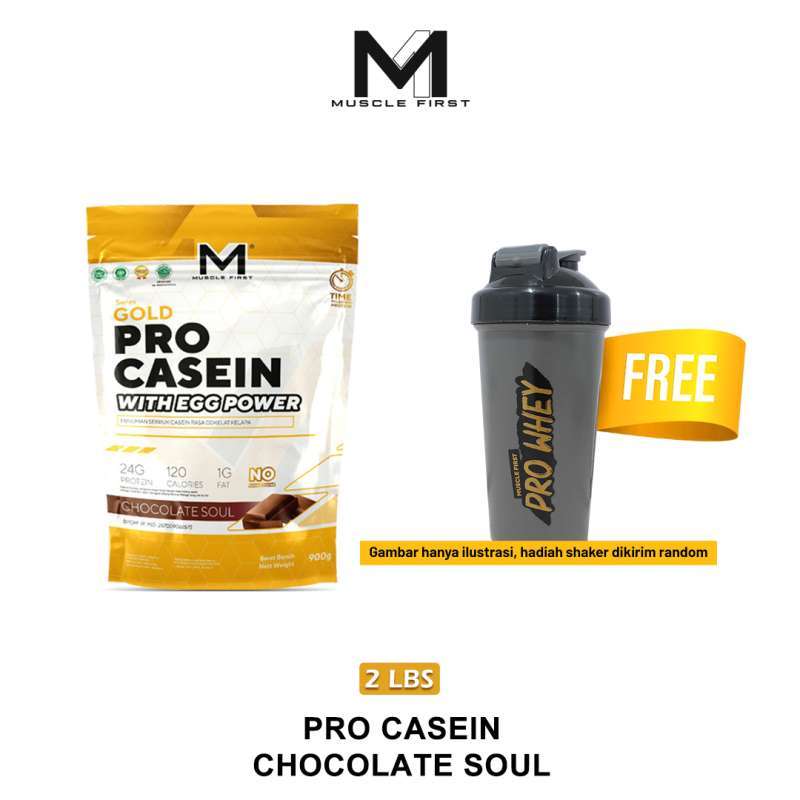 Jual Muscle First Pro Casein Whey Protein 2Lb Chocolate Soul 900gr ...
