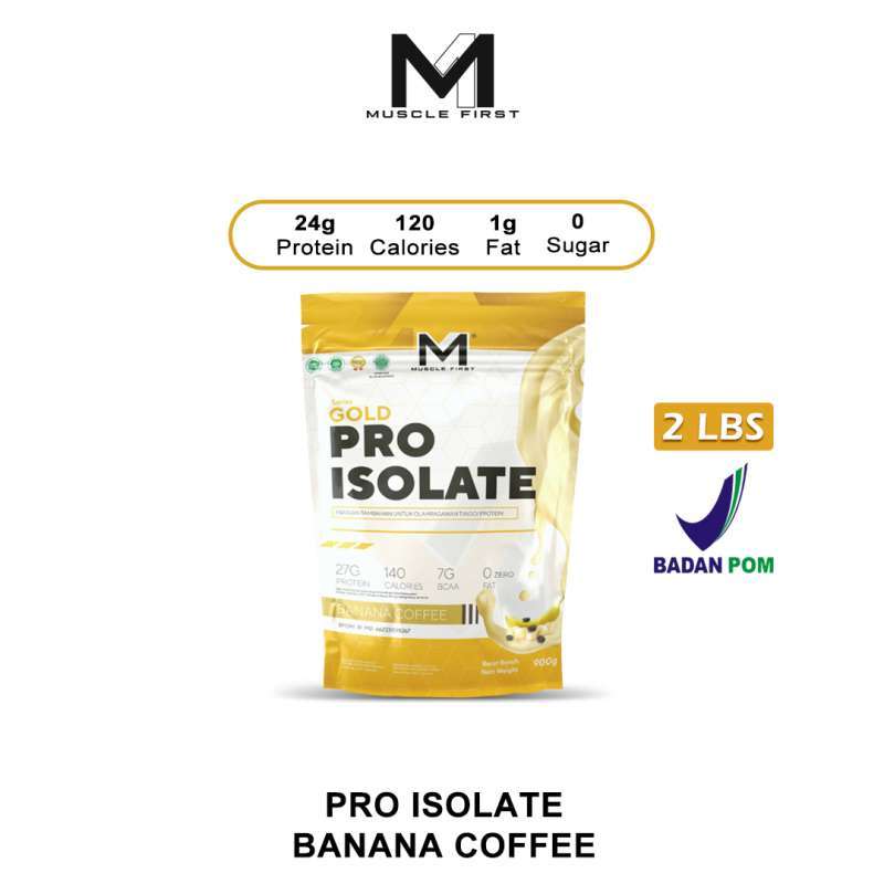 Jual Muscle First Pro Isolate 2 Lb Whey Protein 900gr Banana Coffee ...