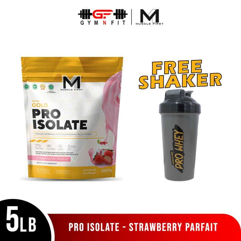 Jual Muscle First Pro Isolate 5lb Whey Protein Strawberry - Muscle ...